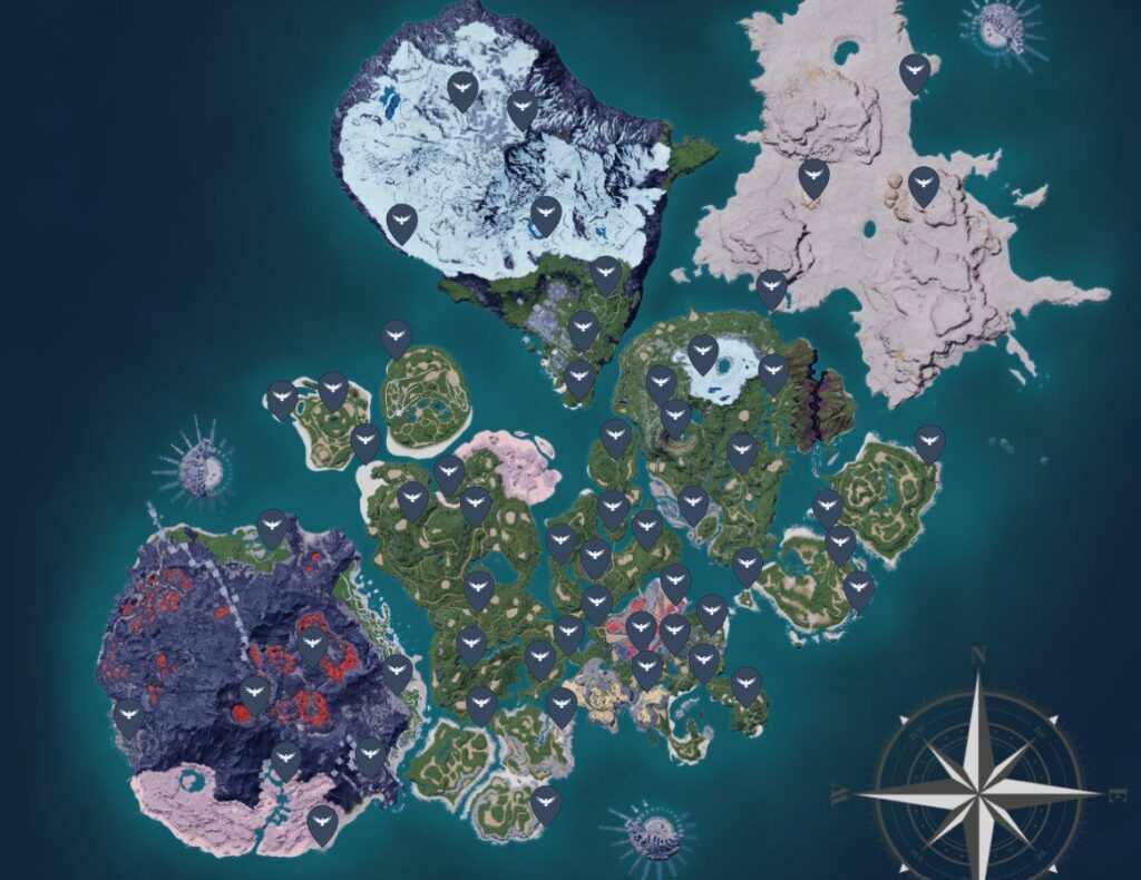 Exploring the Palworld Fast Travel Map: A Comprehensive Guide